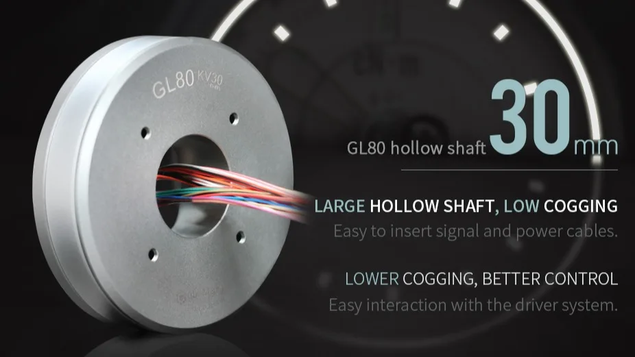 Cm Bldc Flat Hollow Shaft 30kv 60kv Electric 200w Dc 24v Gimbal Motor ...