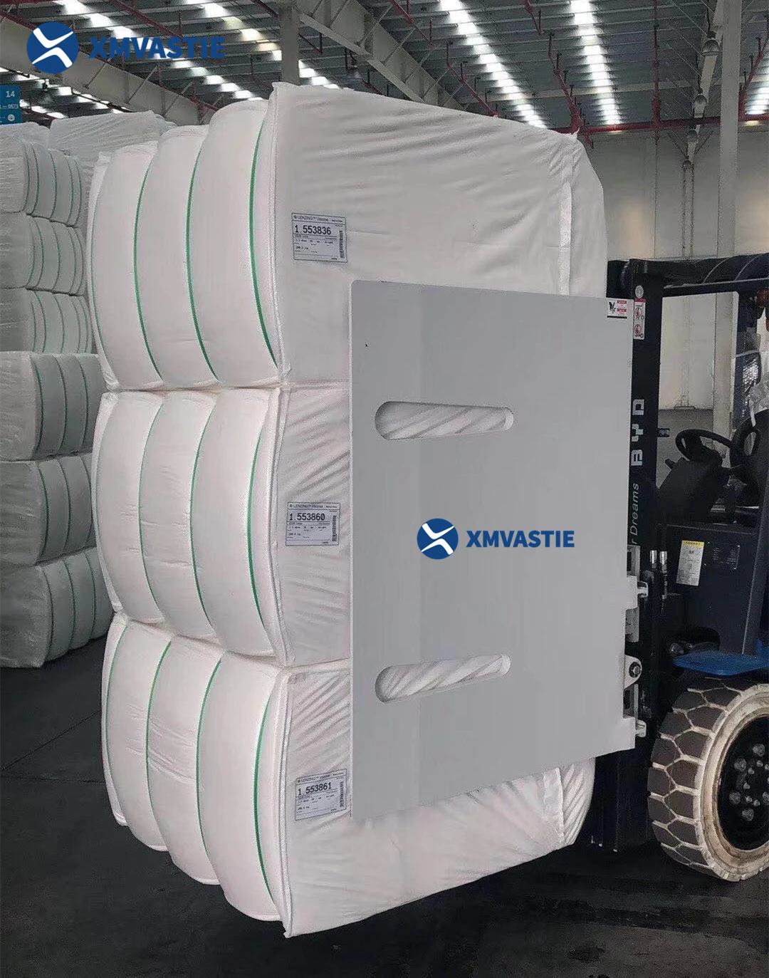 Xmvastie Forklift Attachment Bale Clamp Cotton Bale Clamp With Forklift ...