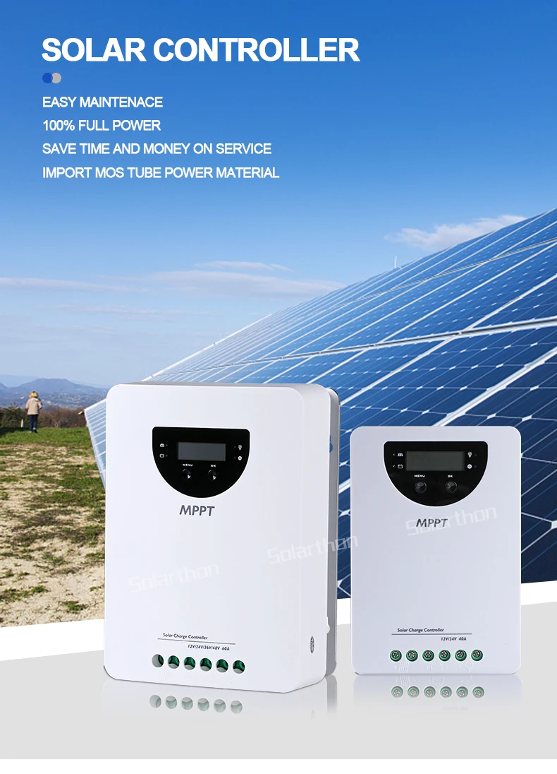 100amp Mppt Solar Charge Controller 100a 48v Solar Battery Charge ...