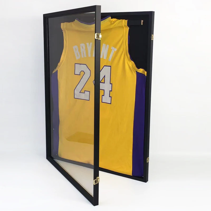 Jersey Display Frame Case Large Lockable Sports Jersey Box Frame for ...