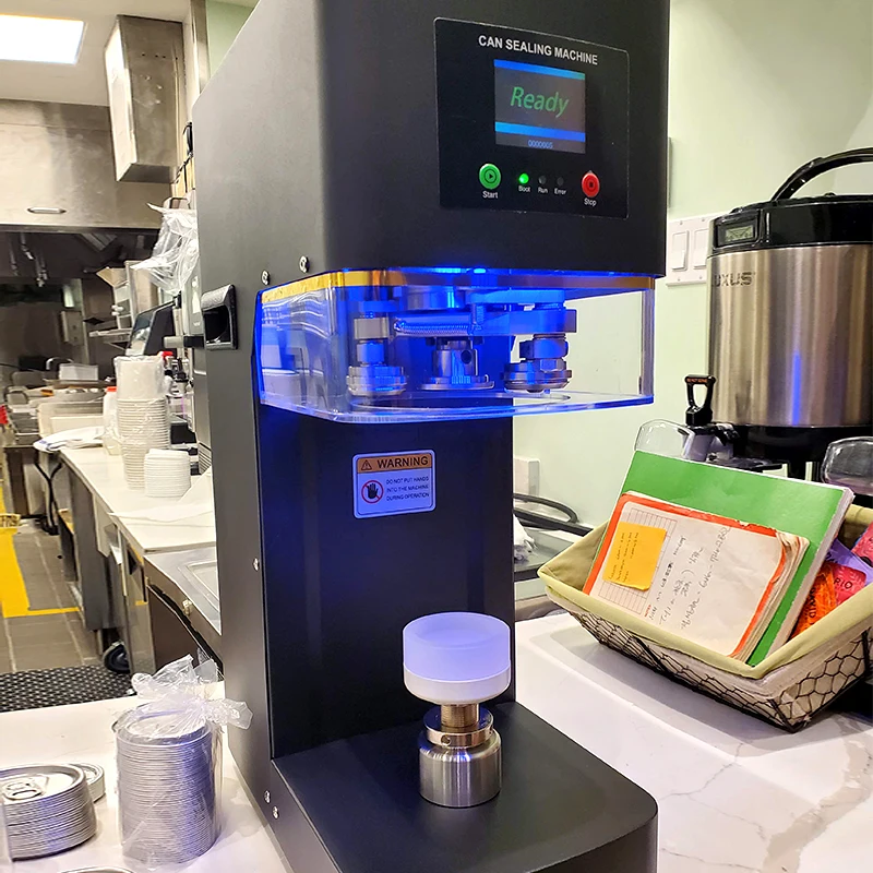 Ce High Quality Pet Can Sealer Machine Automatic Pop Can Sealing ...