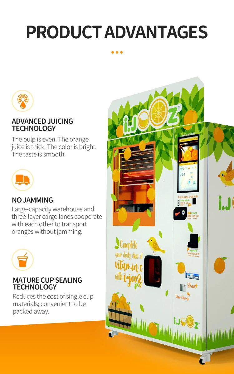 Ijooz Various Good Quality Freshly Squeezed Orange Juice Vending ...
