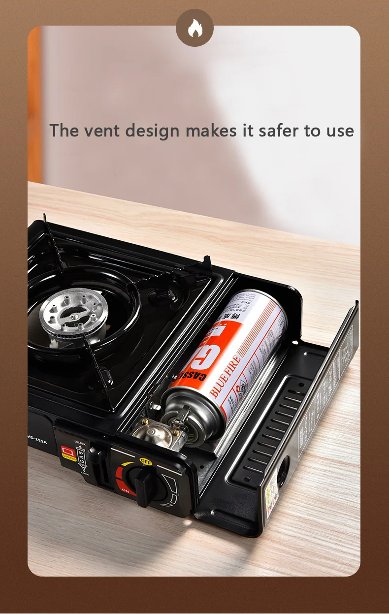Outdoor BBQ Butane Portable Gas Cooker Stove - YE'S SAFETY