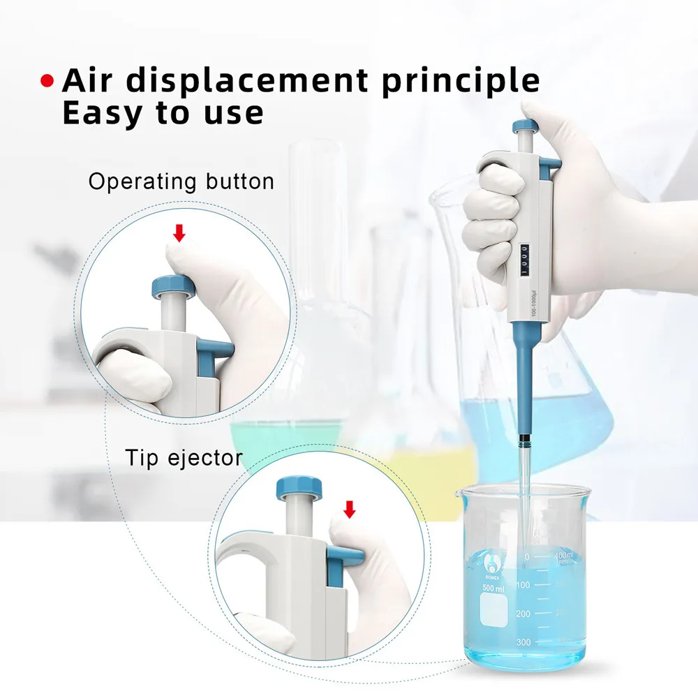 HAIJU LAB Autoclavable Digital Micro Pipette Fixed and Variable Volume ...