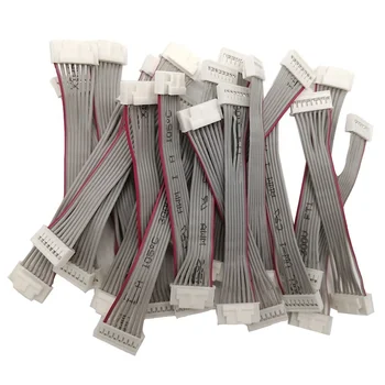 Flexible Flat Ribbon Cable Awm 2651 #24 Gray +phs Connector 2 3 4 5 6 7 ...