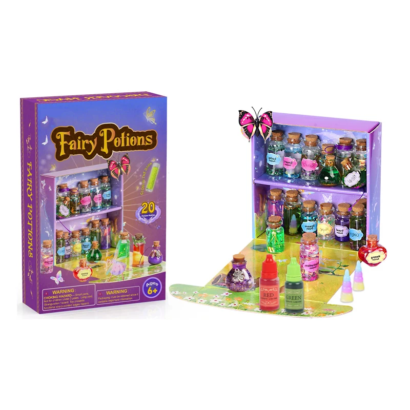 Fairy Polyjuice Potion Kits With 20 Bottles Magtic Potions Creative ...