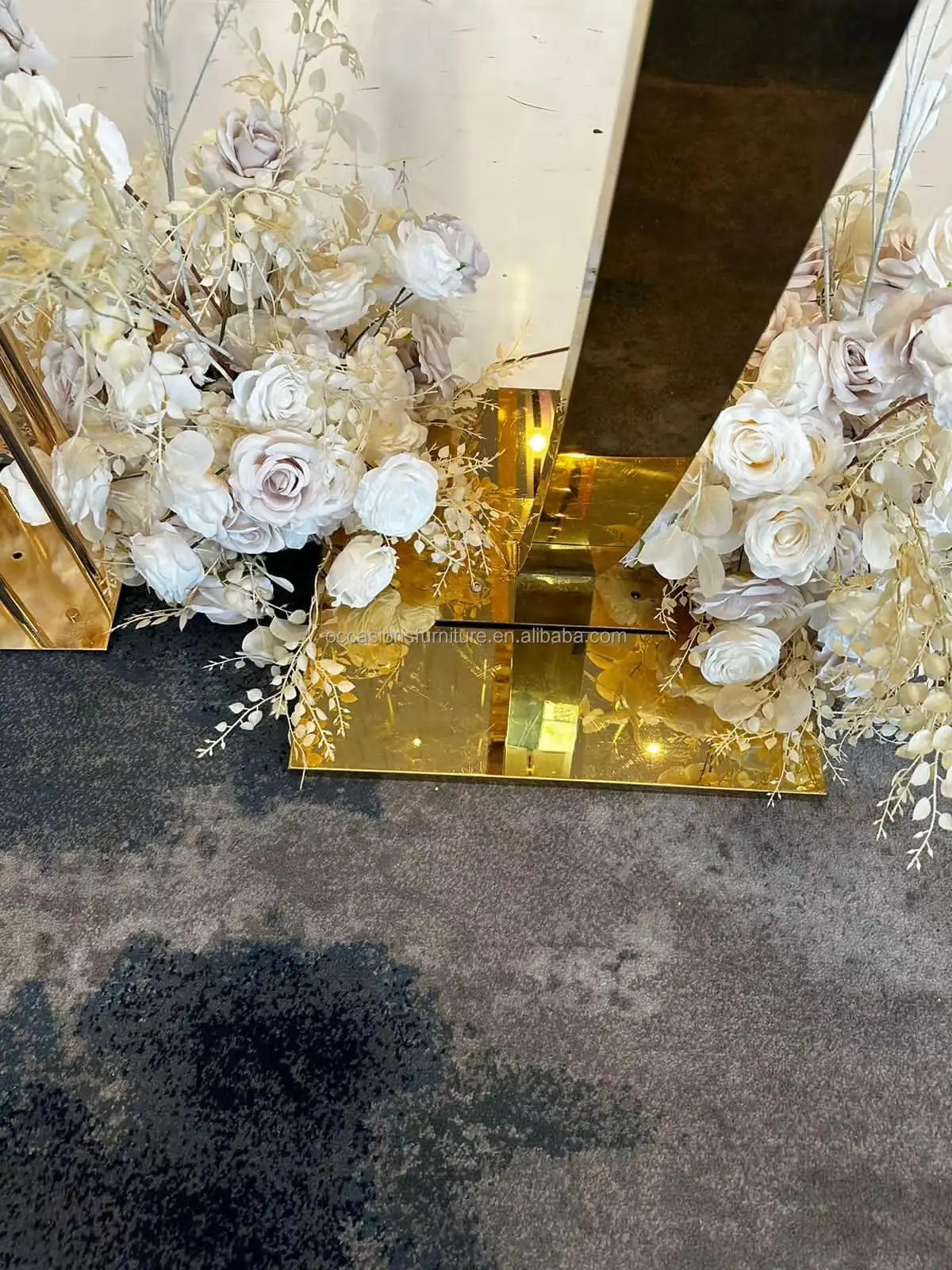 Stainless Steel Arch Walkway Gold Color| Alibaba.com