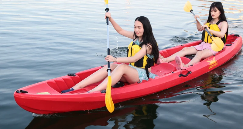 Rotomolded Tandem Kayak Family Sit On Top 2 Person Fishing Kayak For ...