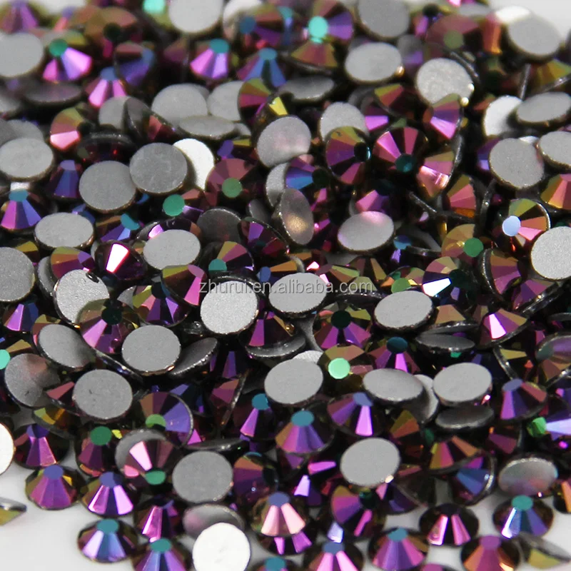 Ss6 Ss8 Ss10 Ss12 Ss16 Ss20 Neon Rhinestones Glow In The Dark Flat Back ...