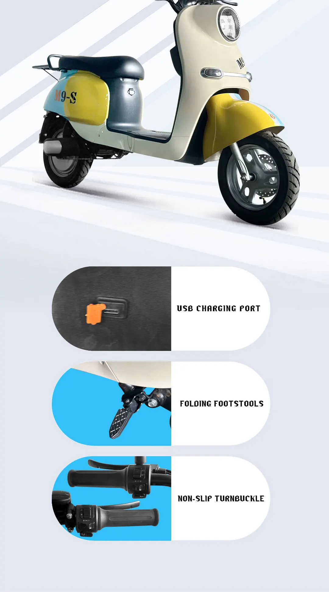 Moped Electric Scooters Eec Approved Motorcycles Smart E-bikes Fast ...