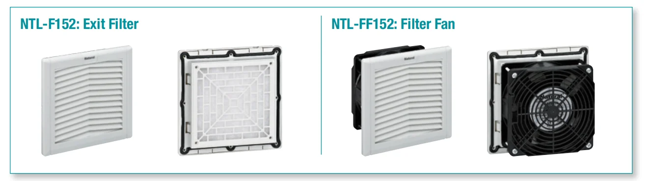 Natural Ntl-f152 Electrical Panel Cabinet Air Exhaust Fan Filter ...