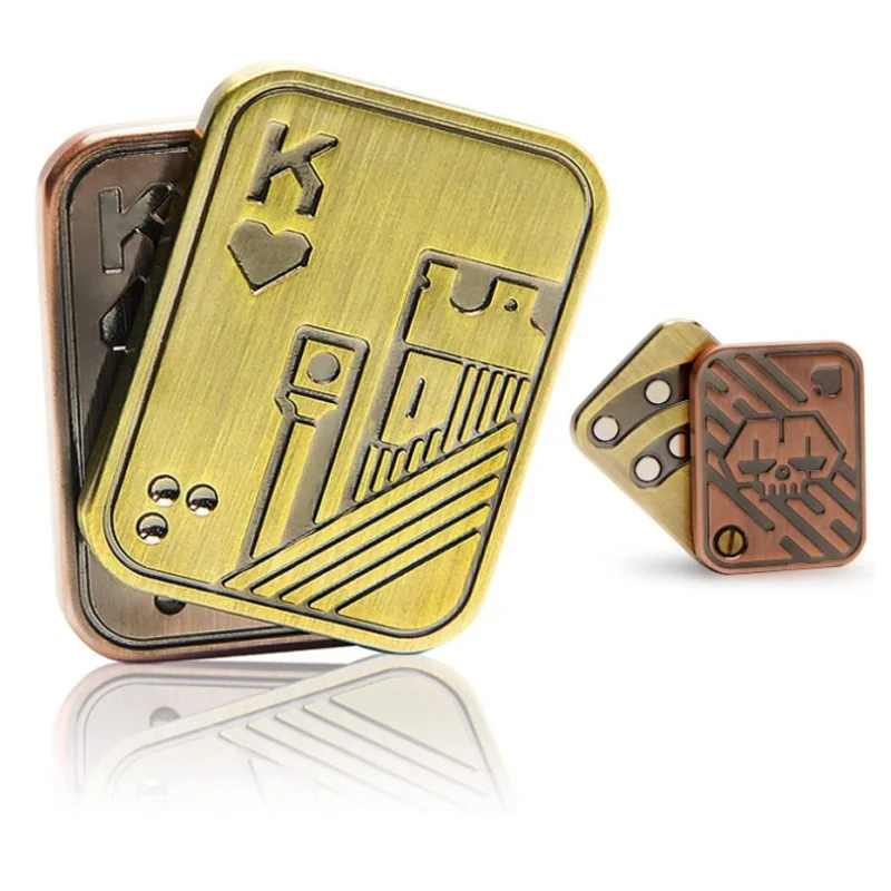 Luxury Titanium Push-Pull Tube Fidget Spinner EDC Haptic Musketeers Gun ...