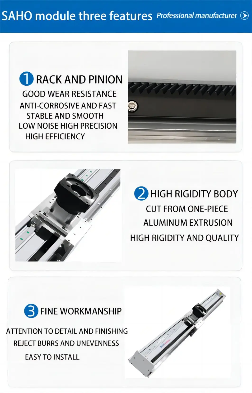 Heavy Duty Rack Precision Linear Module Electric Module - Buy Heavy ...