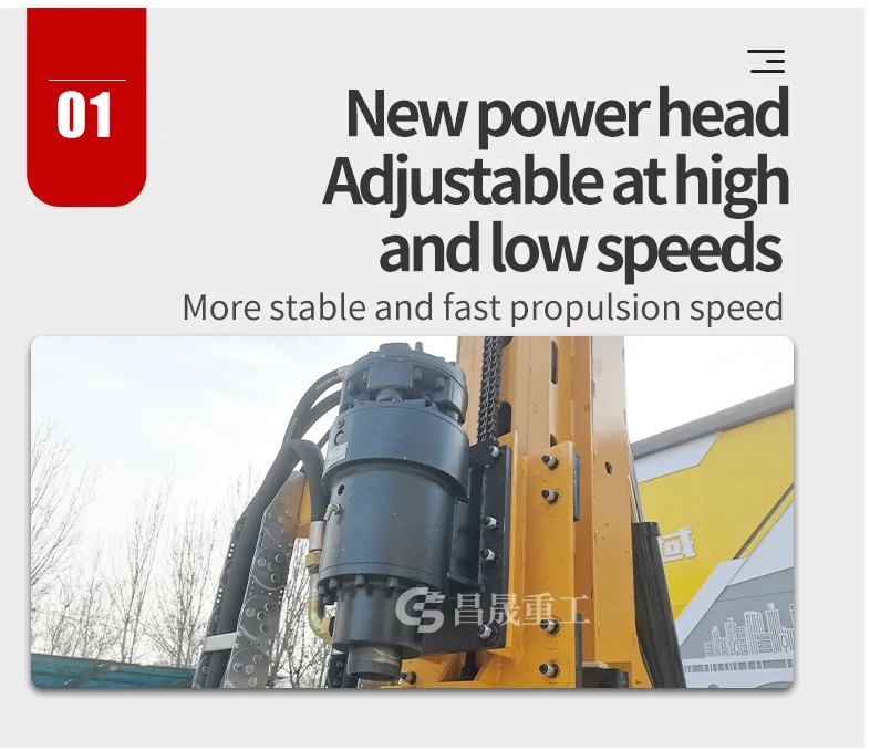 Crawler Type Photovoltaic Crash Barrier Pile Driver Solar Panel Pile ...