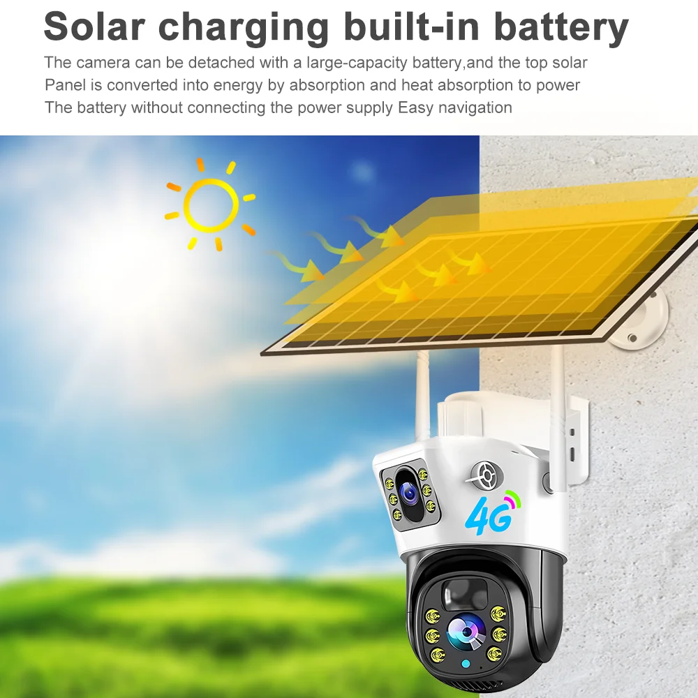 HIKVISION 4G SIM Card Solar Security Camera - Outdoor PTZ