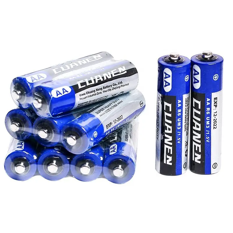 Xyy Super Heavy Duty Battery Um3 R6 Size Zinc Carbon Battery 1.5v R6p ...