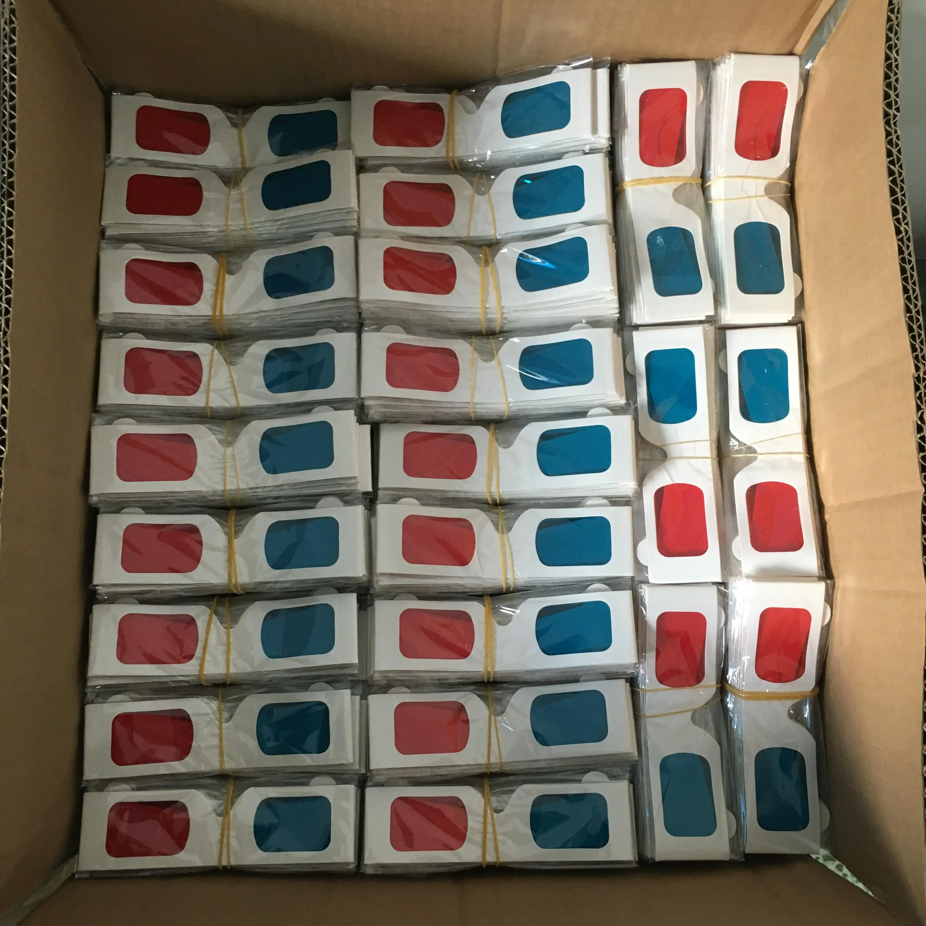 Handhold 3d Paper Decoding Glasses Magnifier Glasses Red Lens Decoder ...