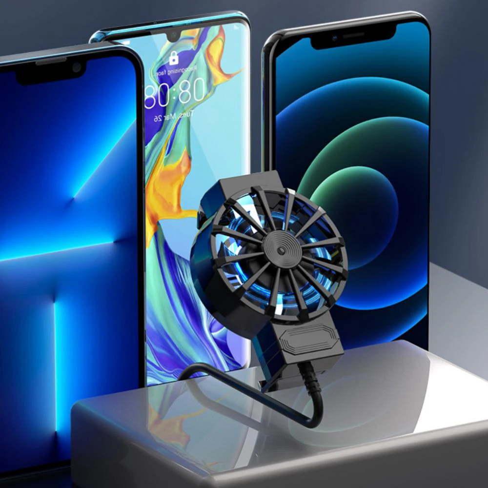Cooling Fan Cell Phone Radiator - Ideal for Gaming & Videos