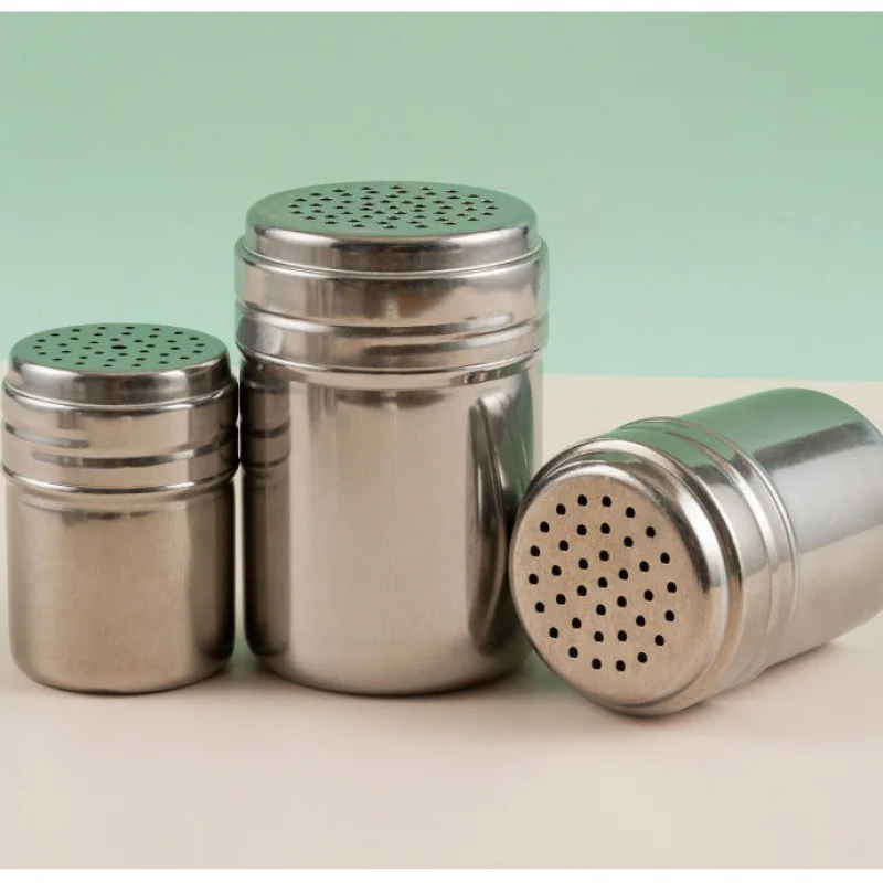 Stainless Steel spice box packaging Bottles 4oz Empty Square Spice ...