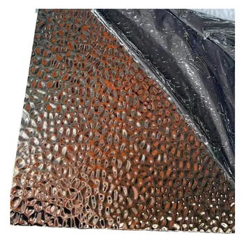 Customized Decorative 304 Water Ripple Stainless Steel Sheets Embossed ...