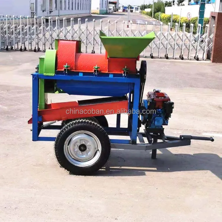 Corn Peeling Machine Maize Sorghum Soybean Sheller Rice Paddy Shelling ...