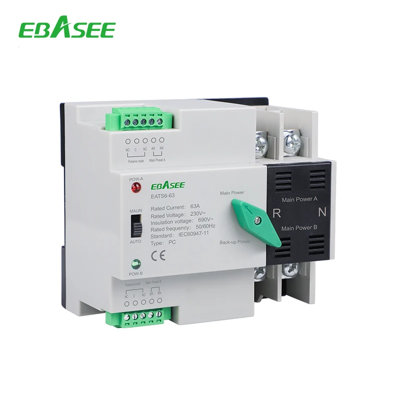 125a Ats Mts Automatic Transfer Switch - Buy Automatic Changeover ...