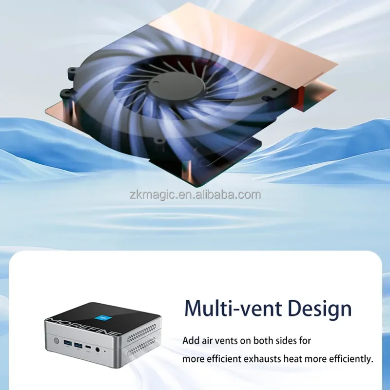 MOREFINE M9S Mini PC - Portable Gaming with Intel N100