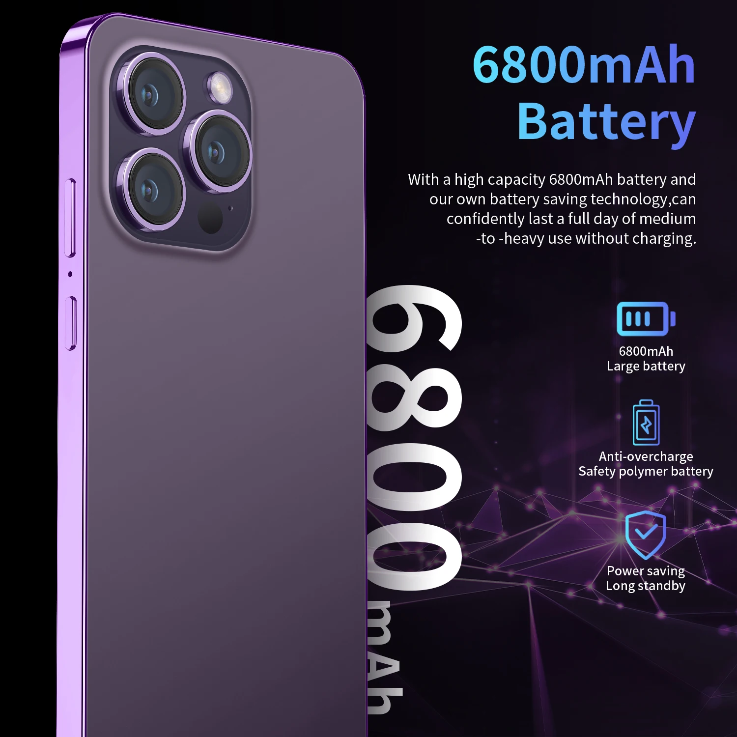 New Global I14 Pro Max Cell Phone 7.3 Inch Big Screen 5g Smartphone ...