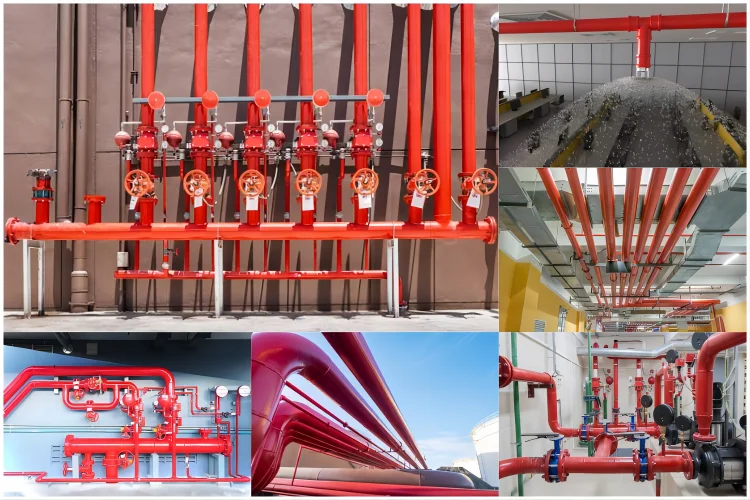 FM UL Certificate Fire Fighting Pipes ASTM A795 Steel Pipe End Grooved ...