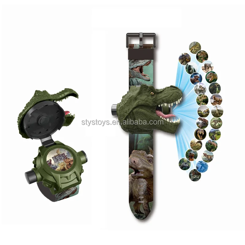 2024 New Dinosaur Toys Kids Cartoon Character 3D Projection Watch ...