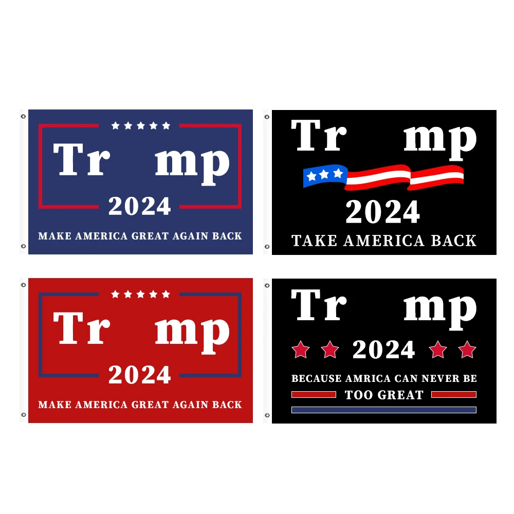 Custom 2024 Usa President Election Take American Back Flag Save Make ...