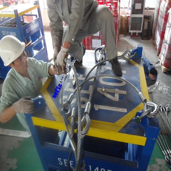 DNV Offshore Mobile Nitrogen Cylinder Rack with 16/18 Gas Cylinders Bundle