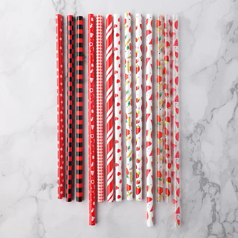Colorful Custom Portable Popular Unique Printed Straws,Cool Reusable ...