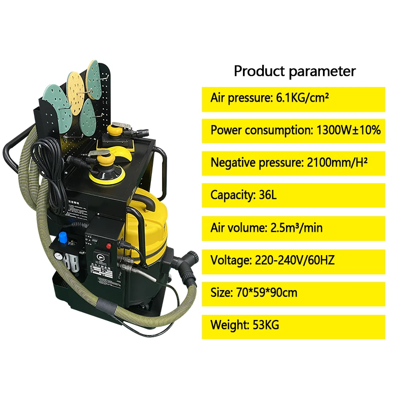 LEAD HORNET Double Station Auto Detailing Dust Free Sanding Machine for ...