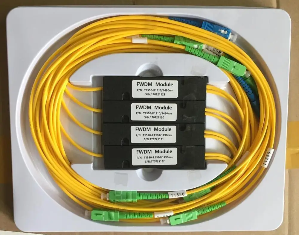 High Quality 1310nm 1490nm 1550nm Optical Filter Fwdm For Ftth Solution ...