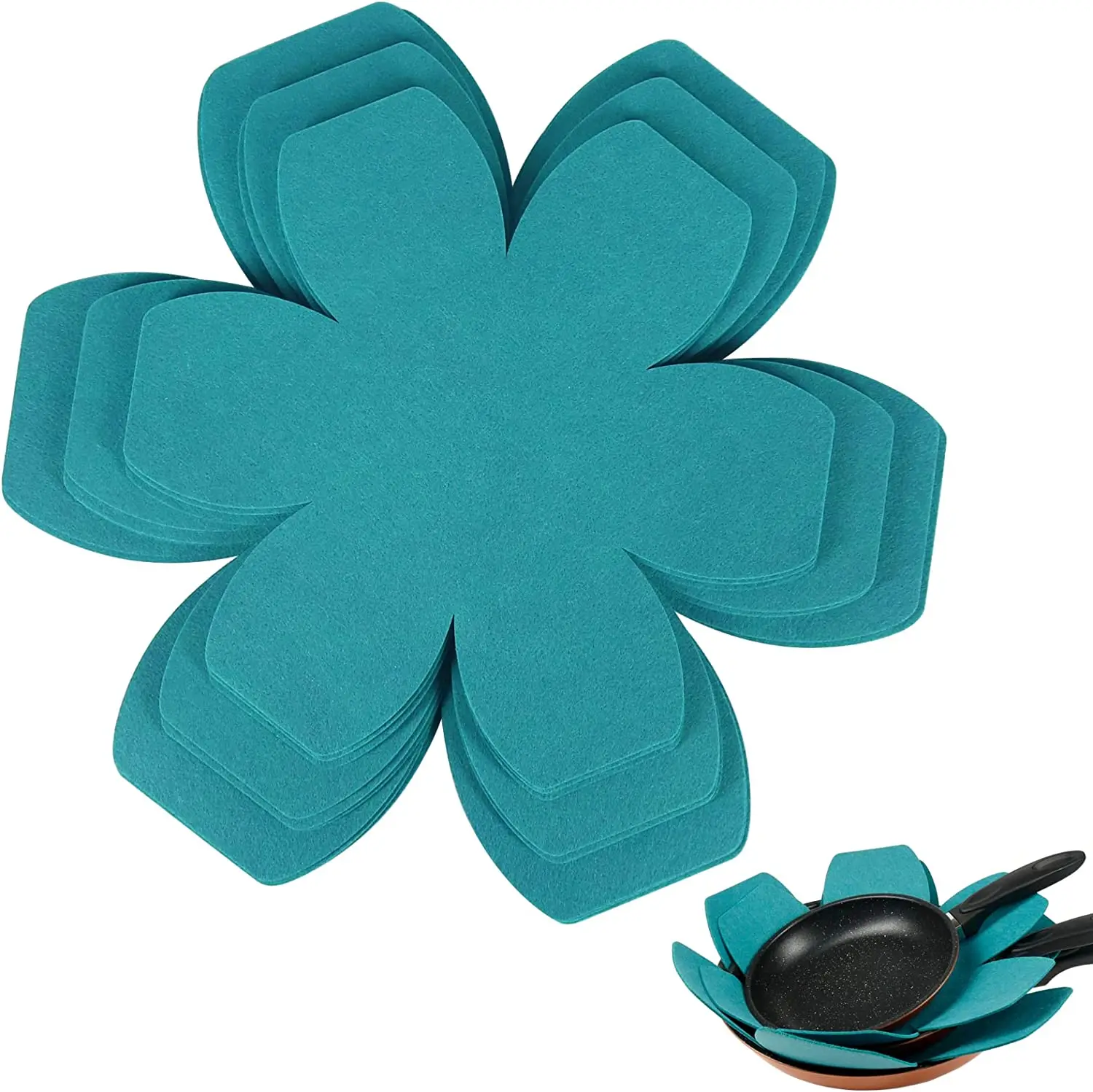 Anti-slip Felt Pot and Pan Protectors - Sustainable Cookware Set