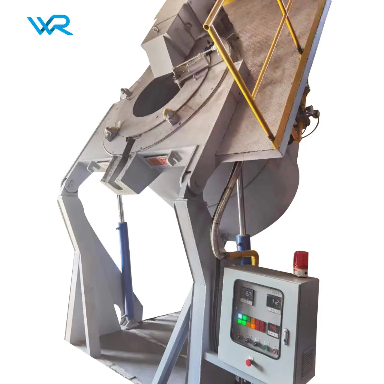 High-quality Nature Gas Dump-type Crucible Furnace For Aluminum Ingots ...