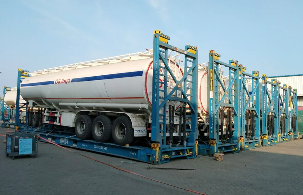 Multiple Compartments 42cbm 45000lt Tanker Aluminum Fuel Tank Semi ...