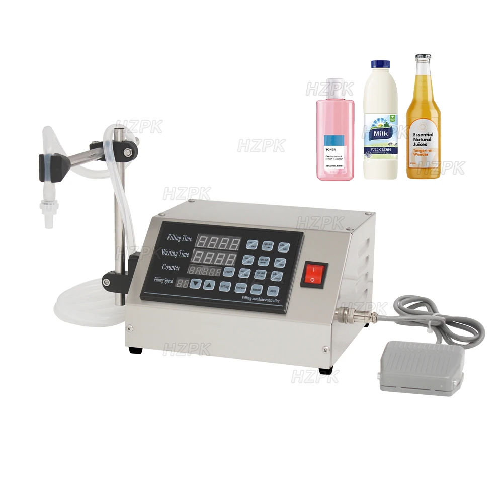 HZPK Desktop Small Diaphragm Pump - Semi Auto Filling Machine