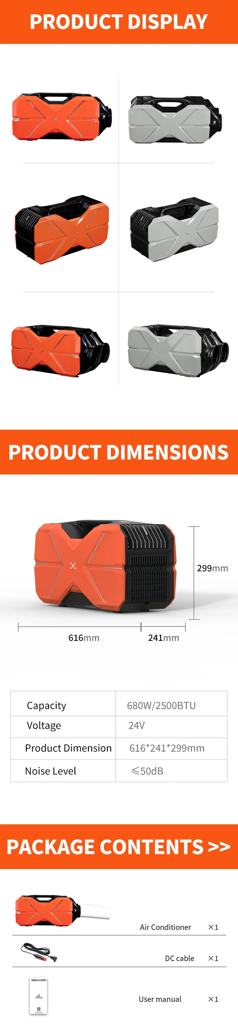 Alpicool Ca3000 Good Selling Portable Air Conditioner Mini Tent Air ...