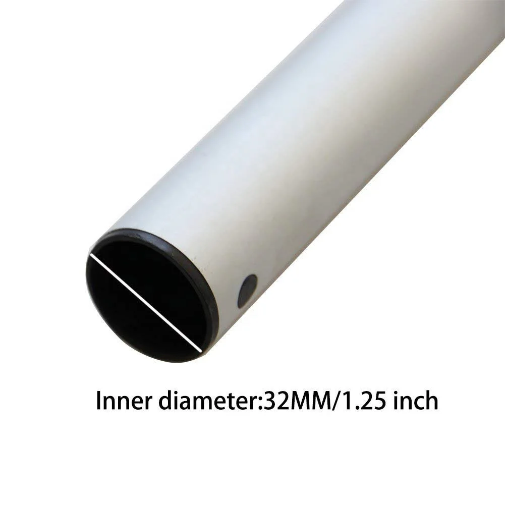 3 Pieces 32mm Universal Chrome Plated Vacuum Cleaner Metal Tube Set Of ...