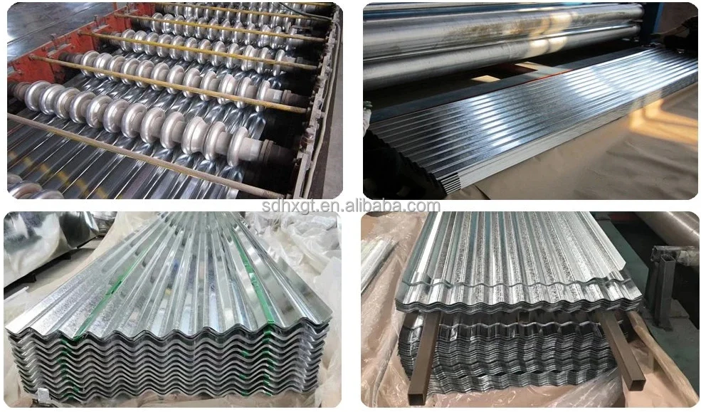 Mfrs ASTM A36 35 Gauge Corrug Roofing Sheet 0.5mm Thick PPGI Roof Sheet ...