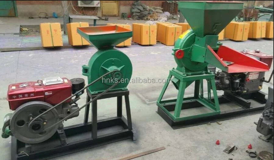 Diesel Engine Cereal Mill Grinding Machine - Efficient & Durable