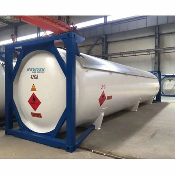 20ft/30ft/40ft Iso Tank Container Lng Lo2 Ln2 Lar Ln2o Ethylene Un T75 ...