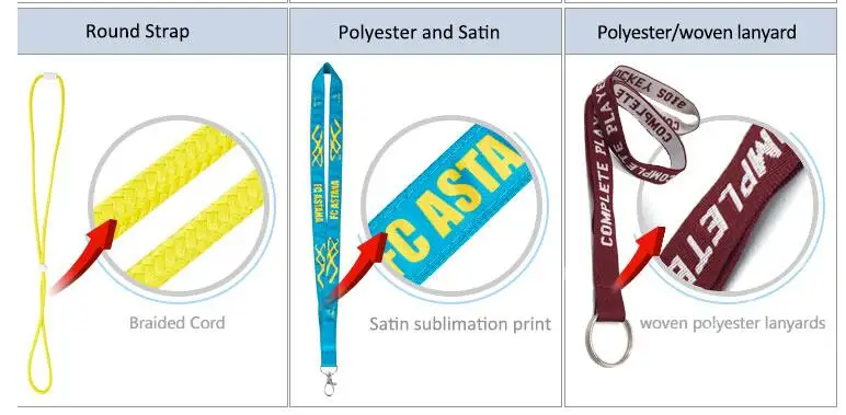 Neck Id Card Rope Branded Printing Snap Hook Custom Logo Rpet Recycled ...