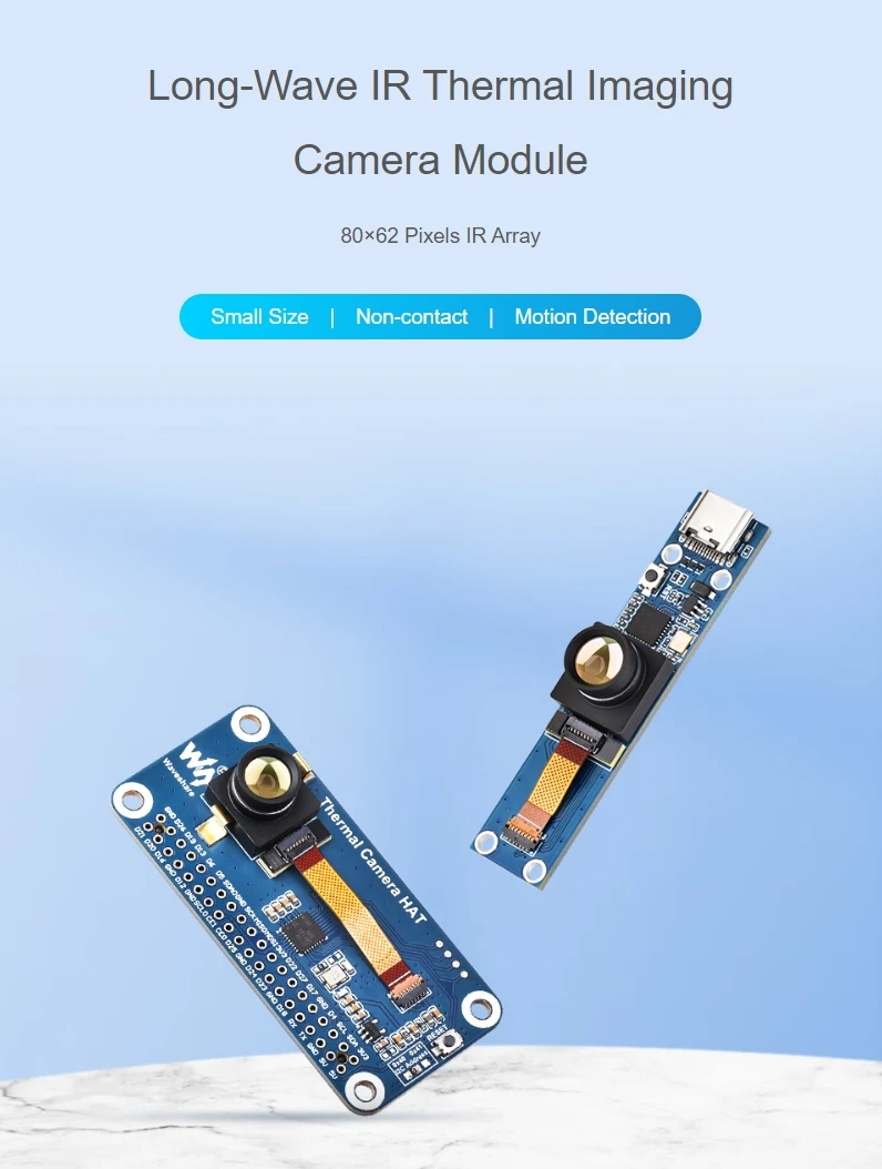 Infrared Thermal Imaging Camera for Raspberry Pi 4b