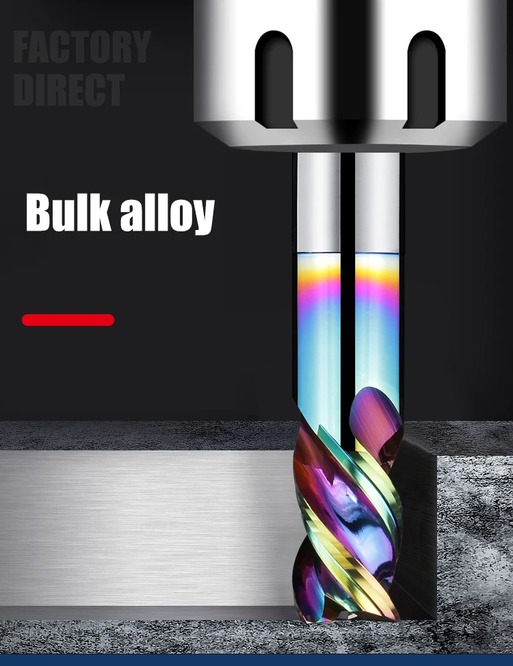 Lucas Tools Short Edge Milling Cutter for Aluminum Carbide 3 Flutes ...