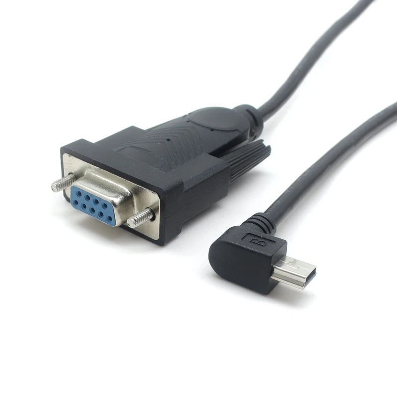 Db9 Female Ftdi To Mini Male 90 Degree Bend Cable - Buy Usb To Rs232 ...