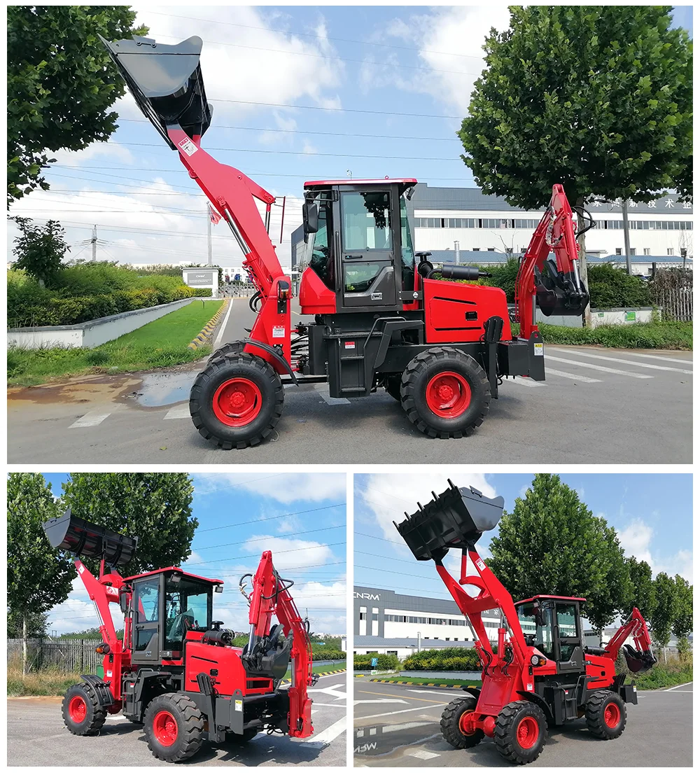 China's Best-selling Backhoe Loader ZX10-20 Compact 4X4 Backhoe with ...