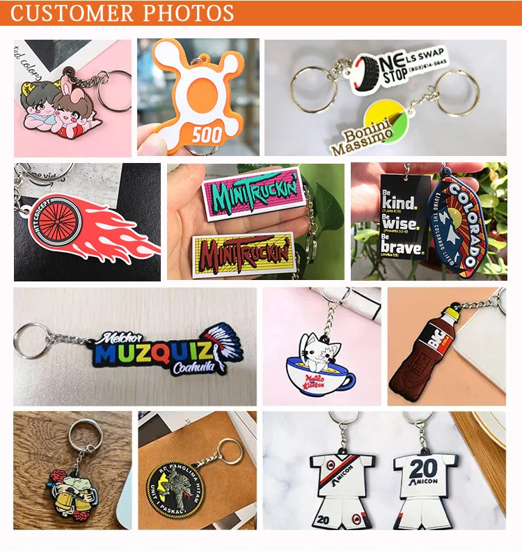 Wholesale Promotional Pvc Keychains Custom Designer Silicone Letter Key ...